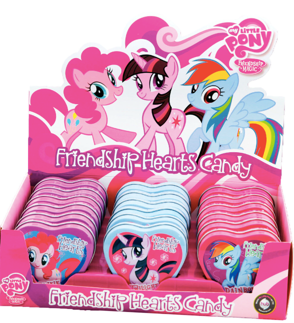 My Little Pony Friendship Hearts Tin | Jumbo Jelly Beans - Wakarusa ...