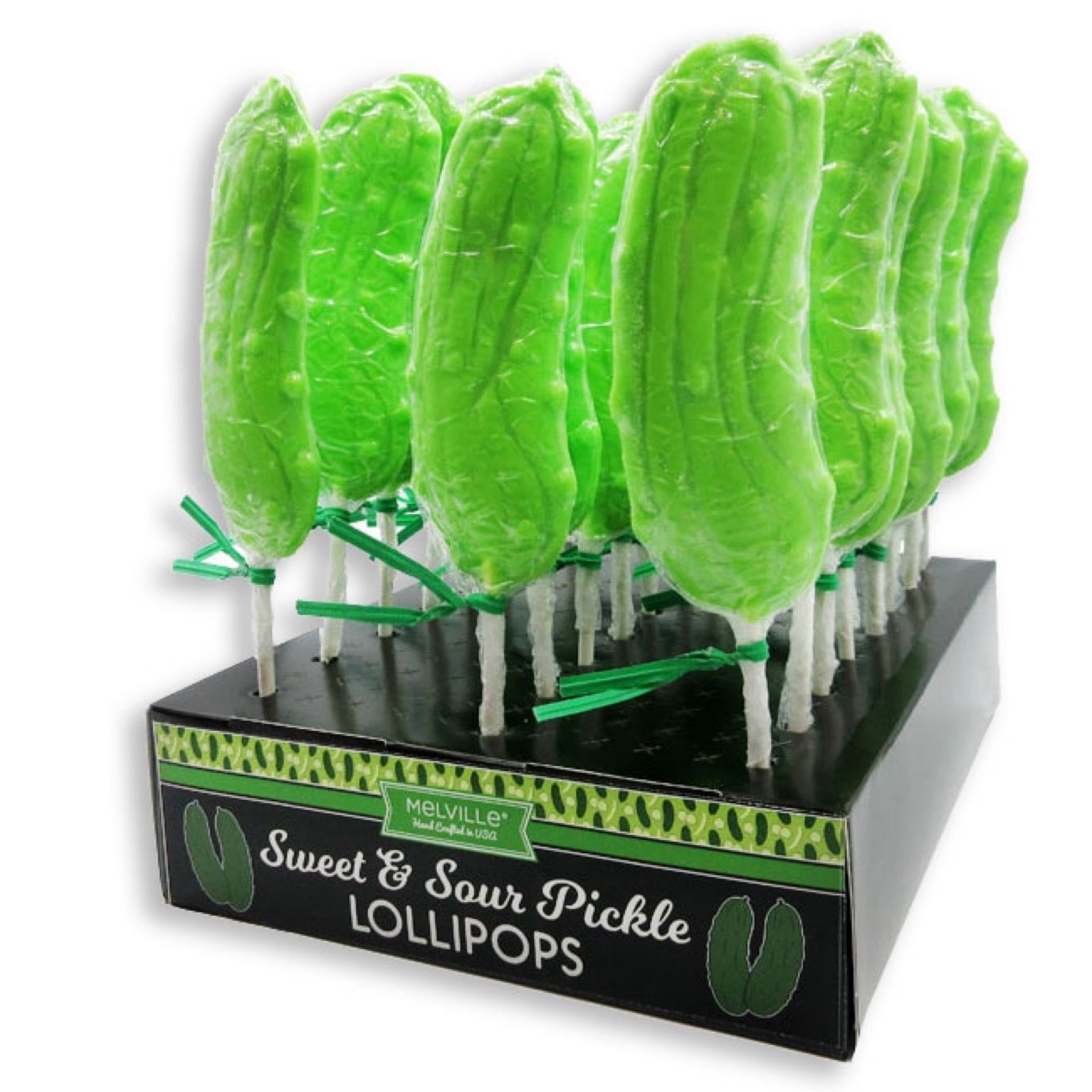Melville - Sour Pickle Lollipops | Jumbo Jelly Bean Corp.