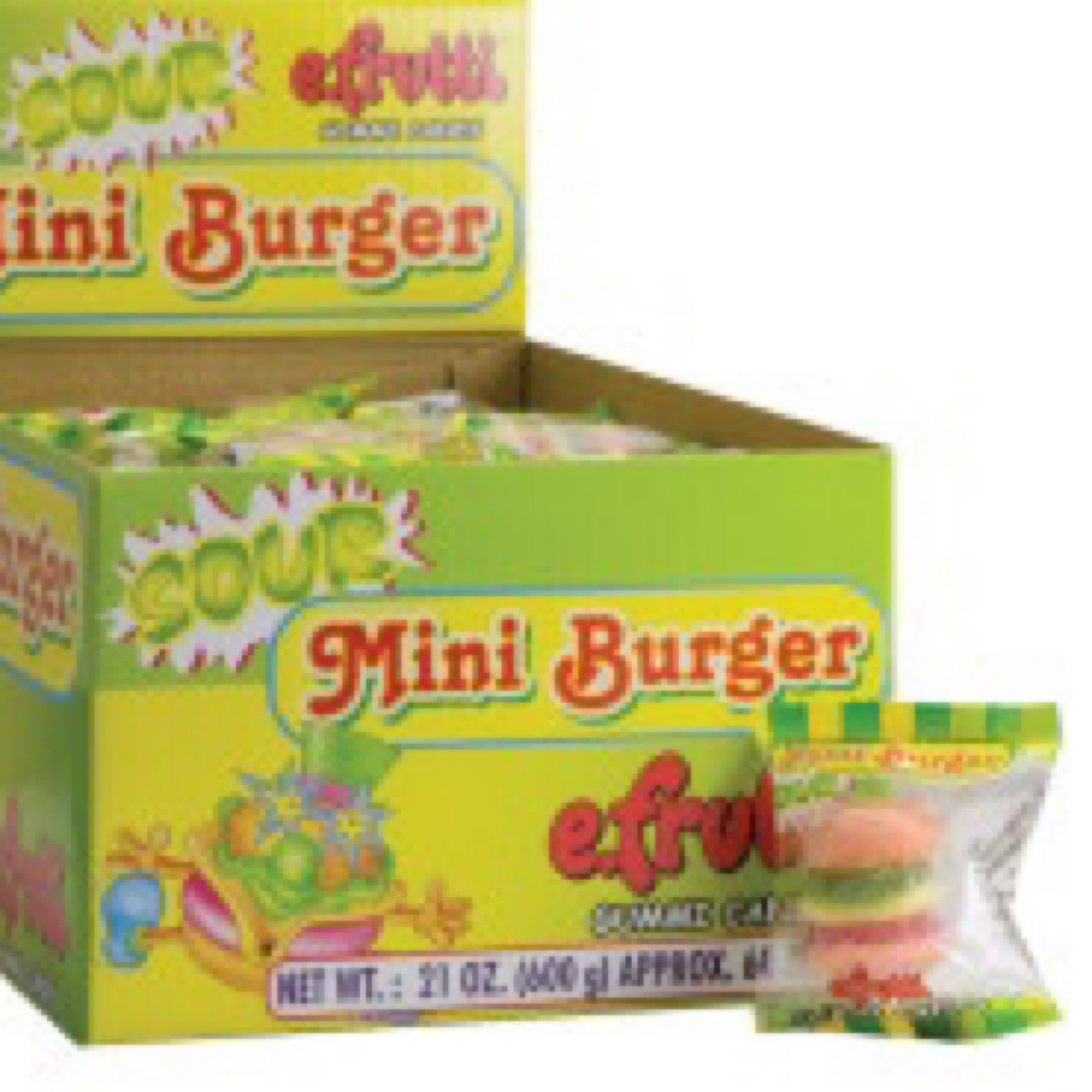Enjoy the Fun Shape of Mini Gummy Burgers | Jumbo Jelly Bean Corp.