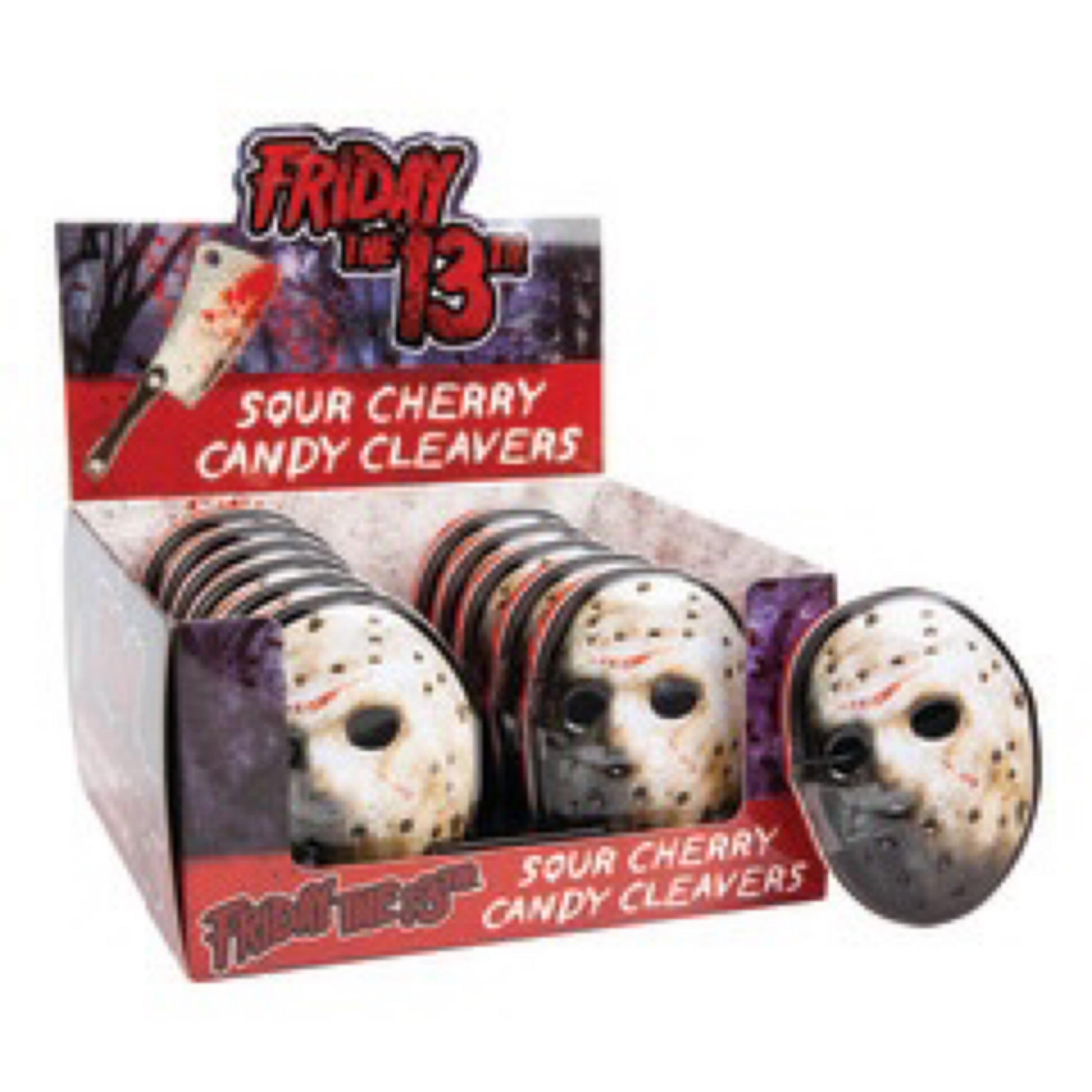 Friday the 13th - Jason Mask Collectable Tin filled with Sour Cherry ...
