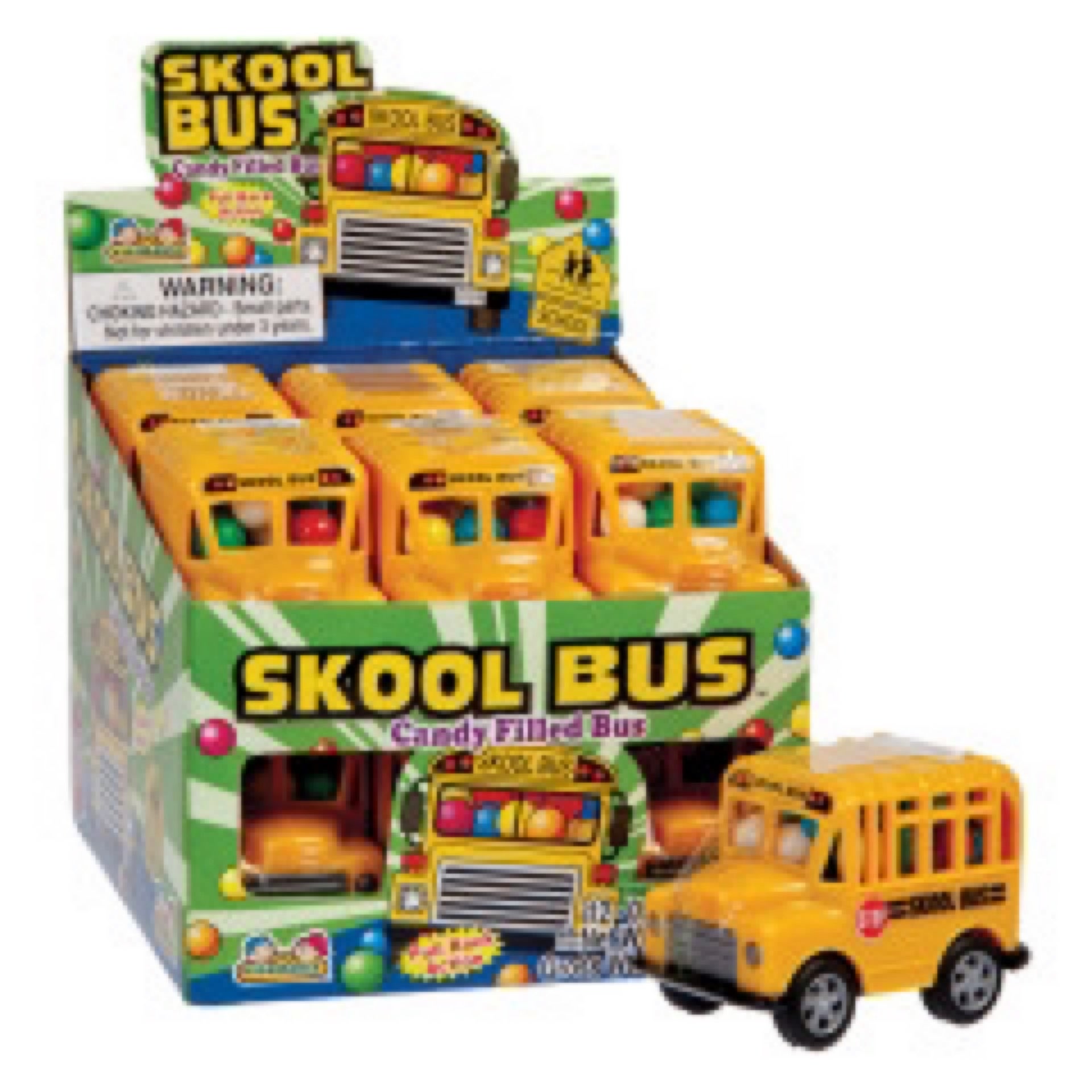 Skool Bus - Toy Filled with Candy | Jumbo Jelly Bean Corp.